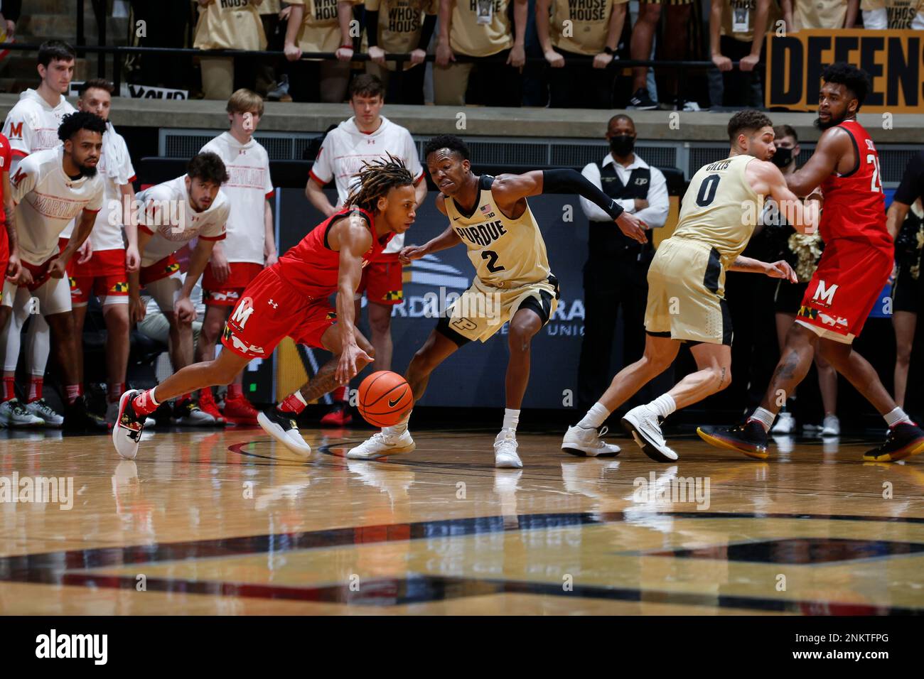 WEST LAFAYETTE, IN - FEBRUARY 13: Maryland Terrapins guard Fatts ...
