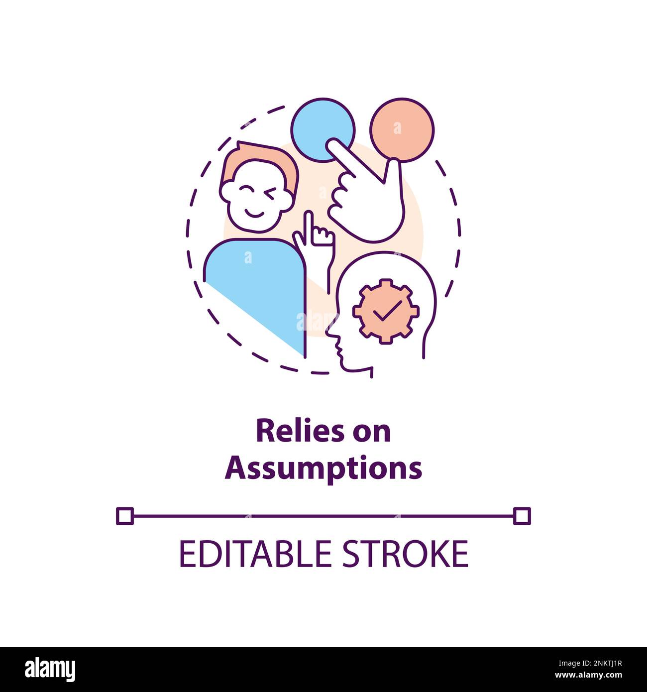 Assumption image Cut Out Stock Images & Pictures - Alamy