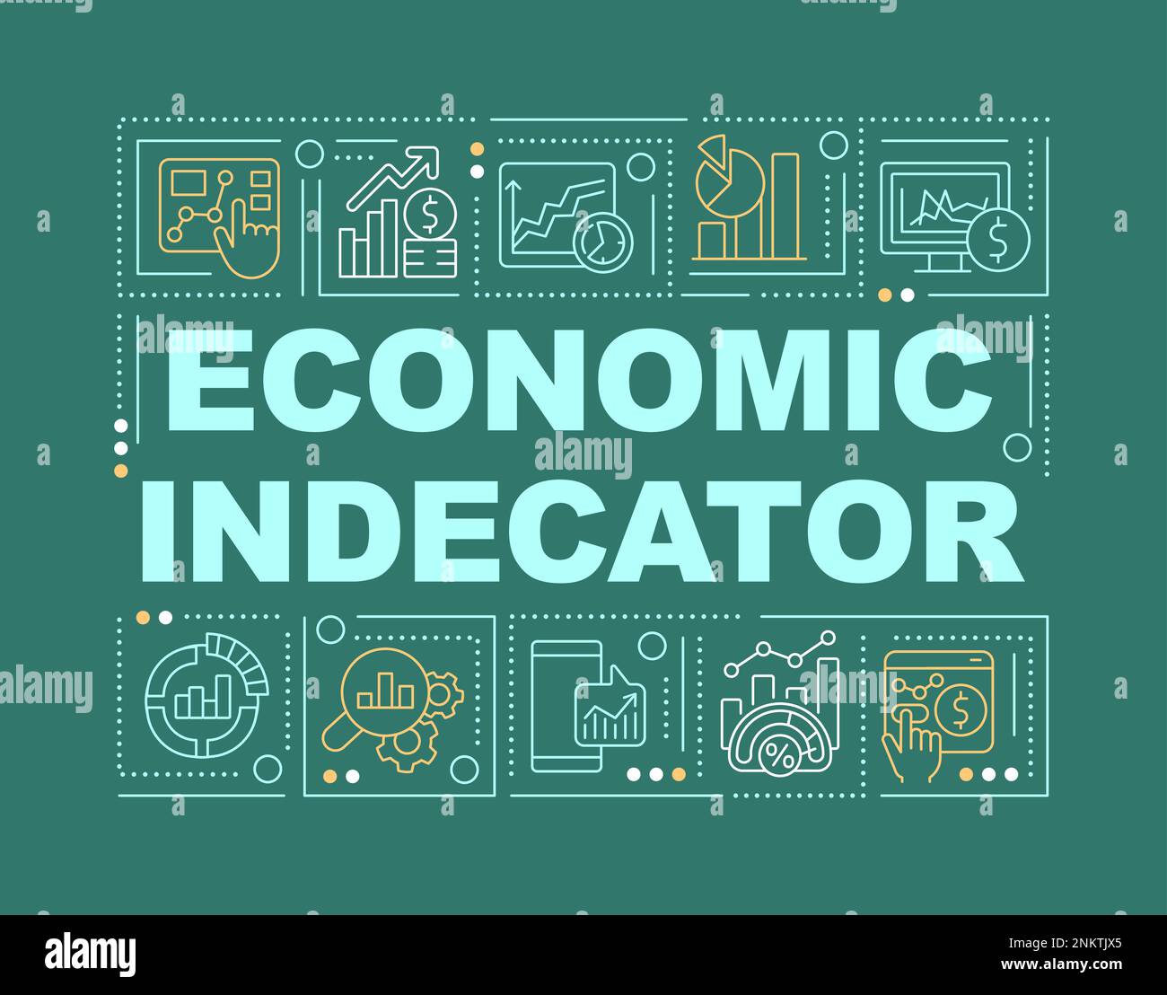 Economic indicator word concepts dark green banner Stock Vector Image ... Economic indicator word concepts dark green banner Stock Vector Image ...