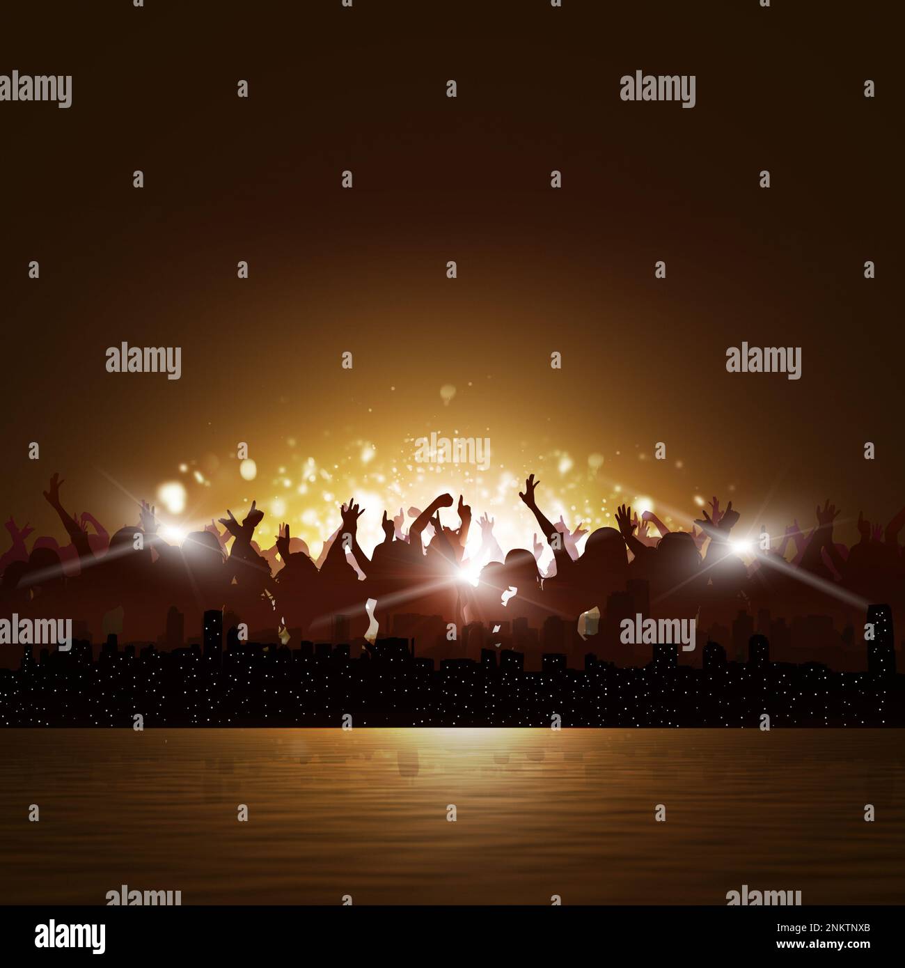 disco music dancing. party night city background Stock Photo - Alamy