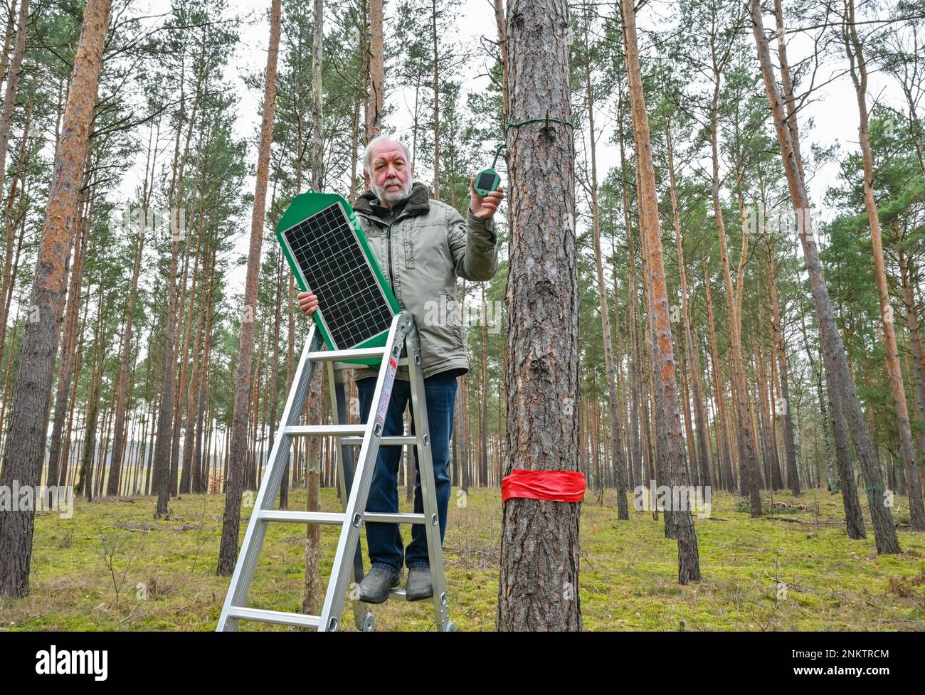 Eberswalde, Germany. 23rd Feb, 2023. Jürgen Müller, head of the company ...