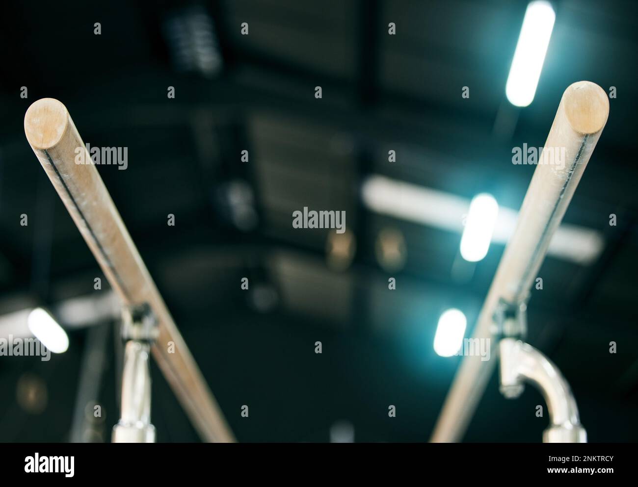 Gymnastics, balance beams and equipment for training, workout or skill ...