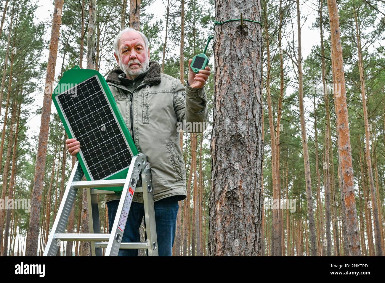Early forest fire detection system hi-res stock photography and images ...