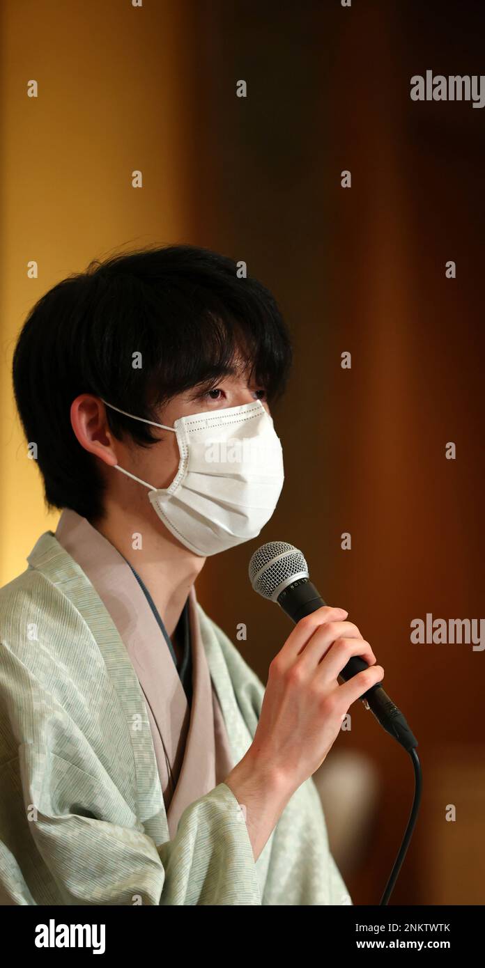 Sota Fujii, a Japanese professional shogi (Japanese Chess) player ...