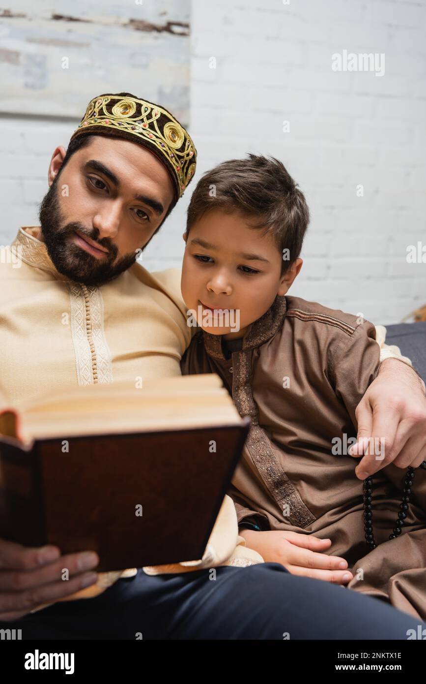 Muslim man son prayer hi-res stock photography and images - Alamy