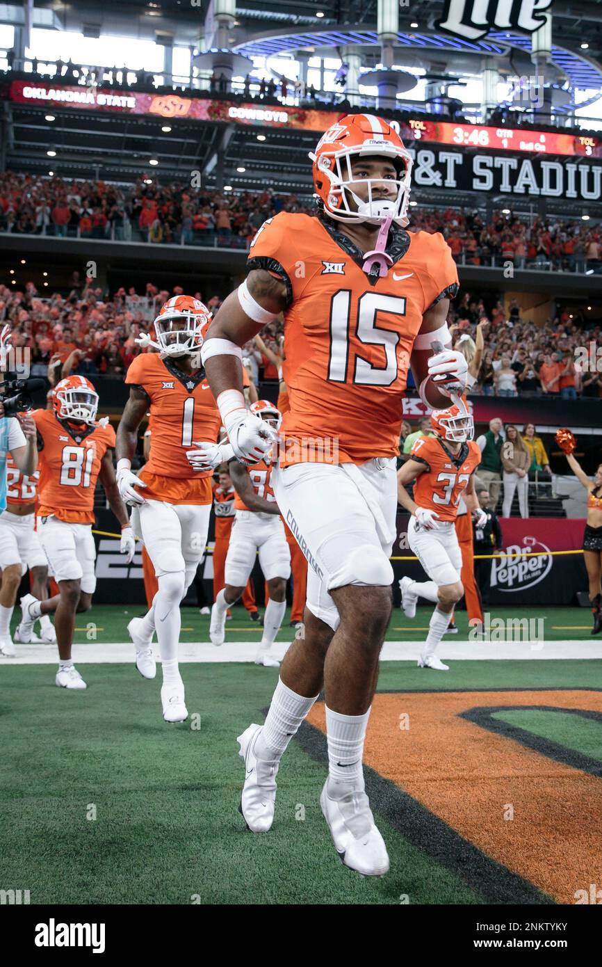 ARLINGTON, TX - DECEMBER 04: Oklahoma State Cowboys safety Ty Williams ...