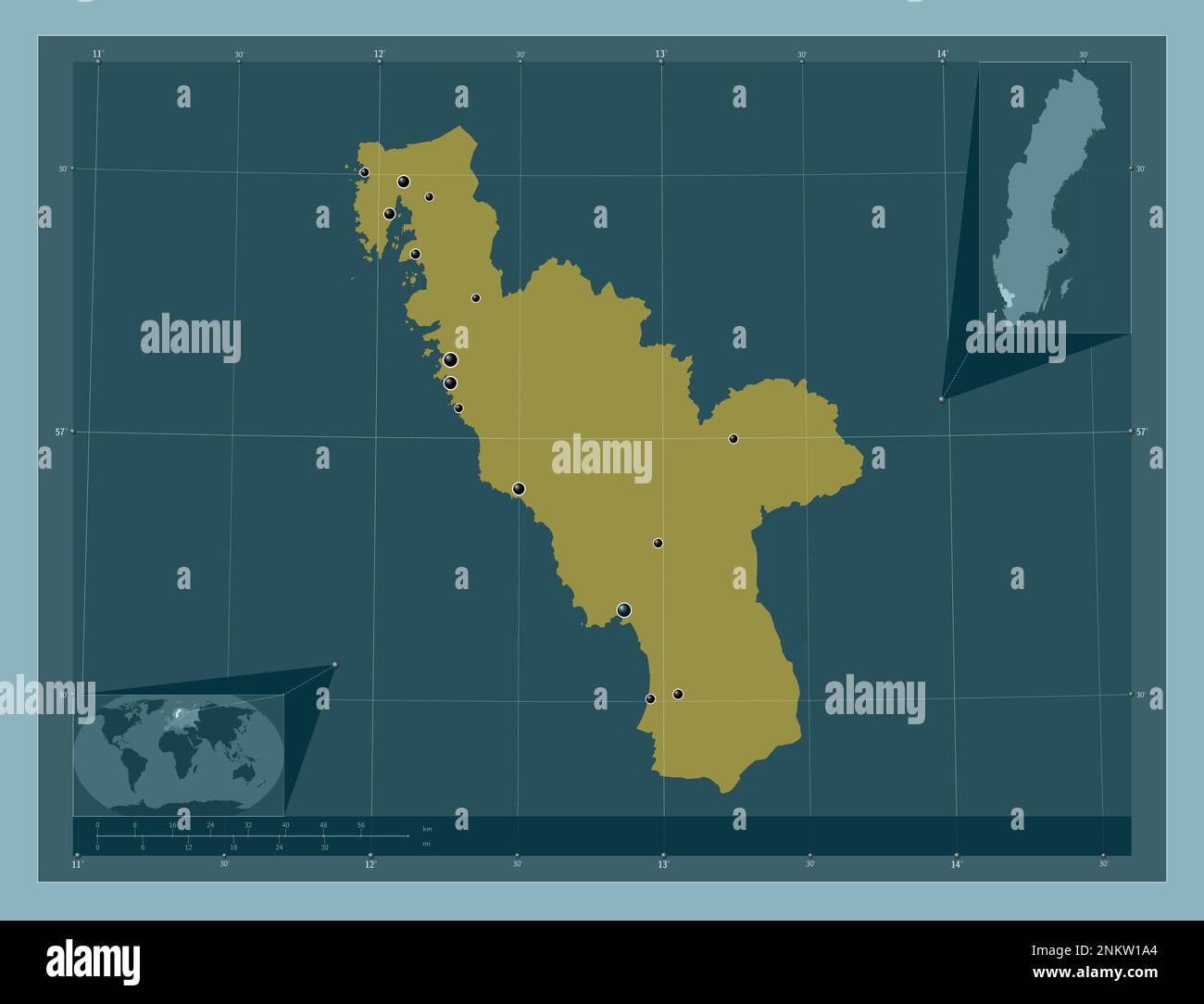 Map of falkenberg hi-res stock photography and images - Alamy