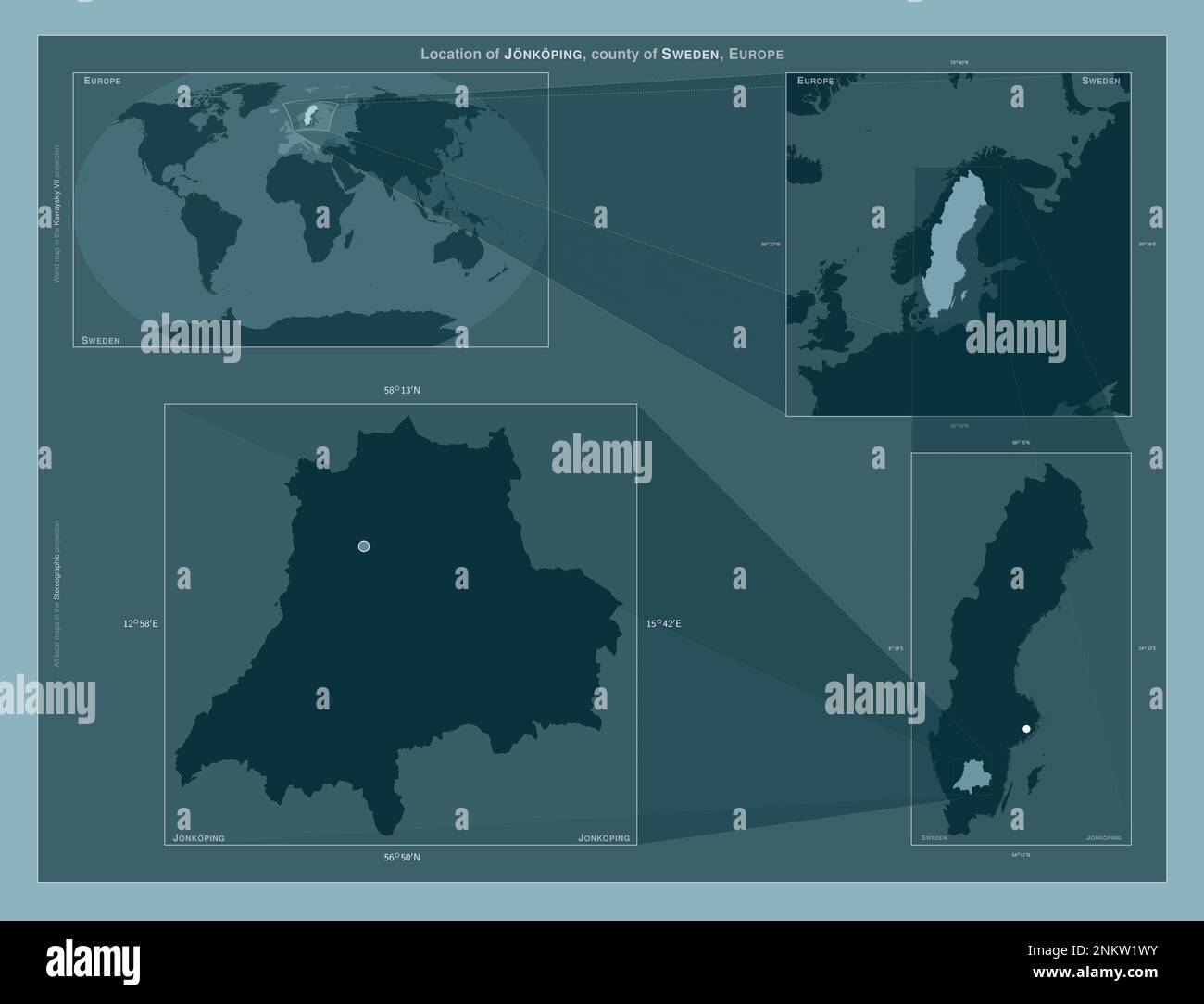 Jonkoping on a map hi-res stock photography and images - Alamy