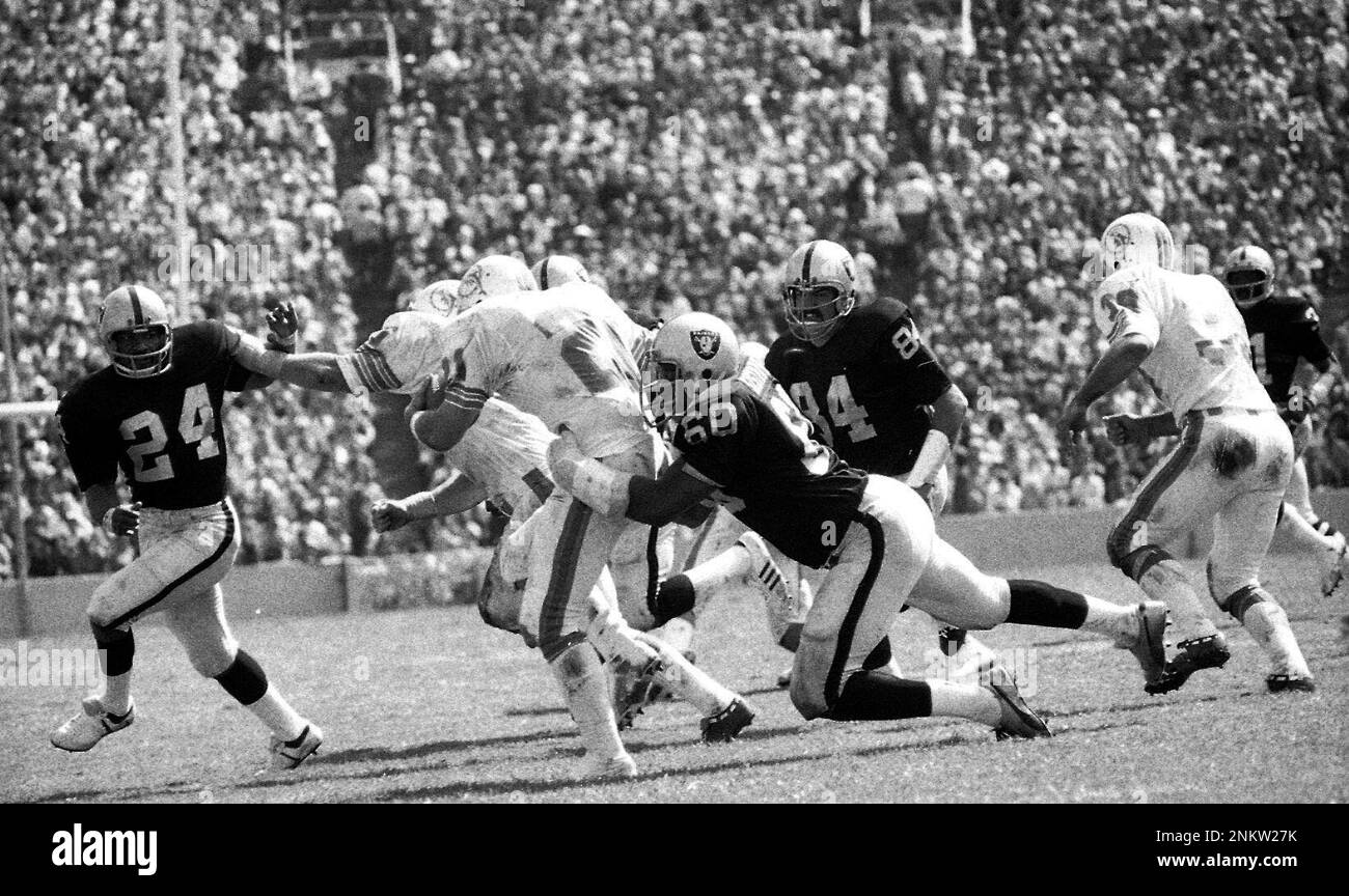 The Oakland Raiders played the Miami Dolphins September 23, 1973 at ...