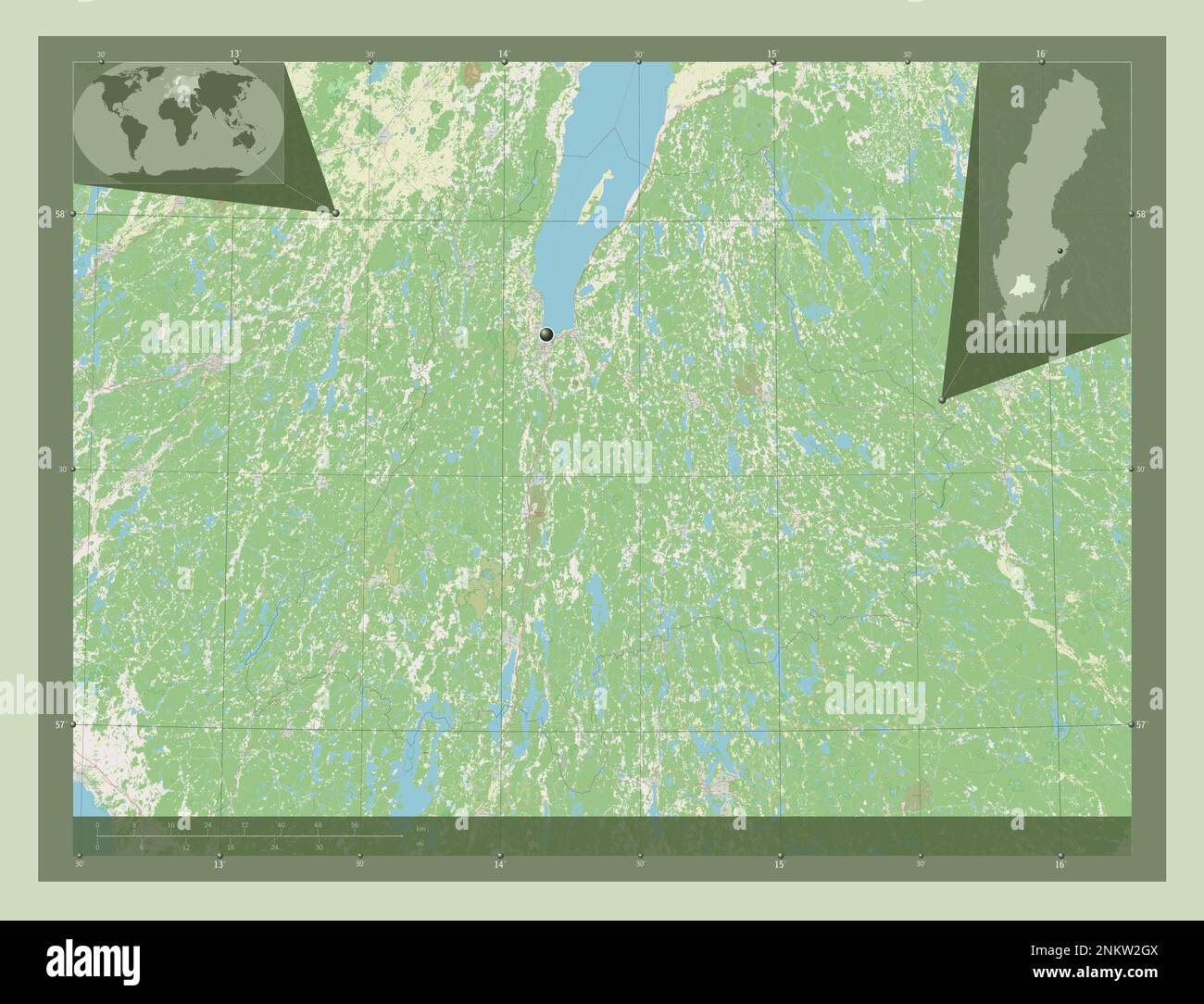 Jonkoping map hi-res stock photography and images - Alamy