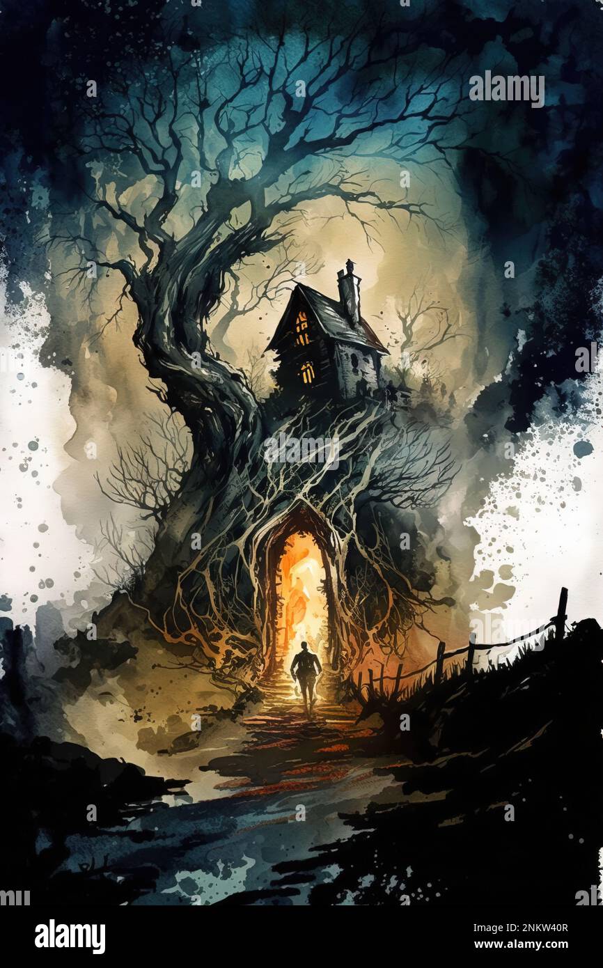 Old man ghost painting hi-res stock photography and images - Alamy