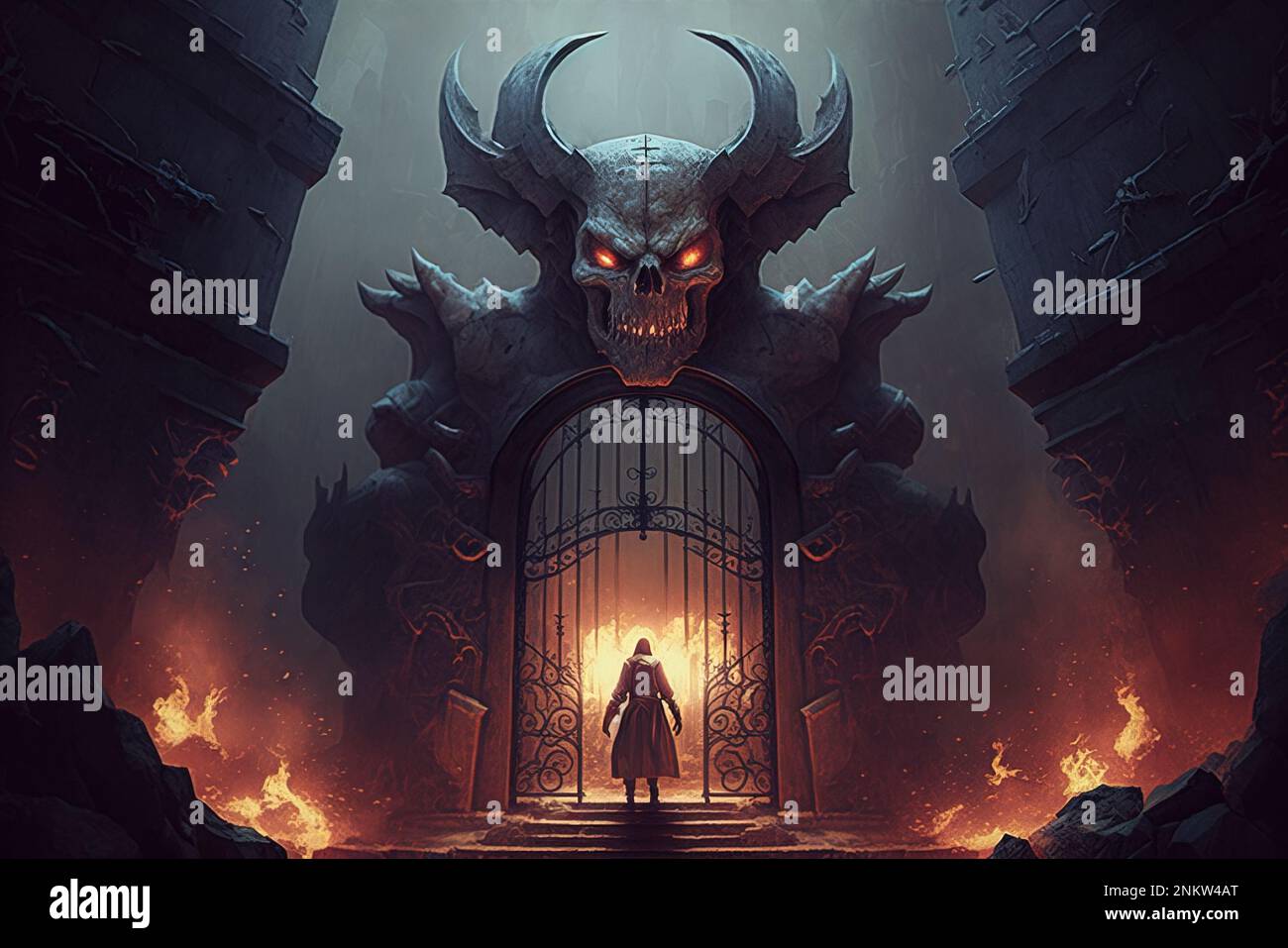 Scary man gate hi-res stock photography and images - Alamy