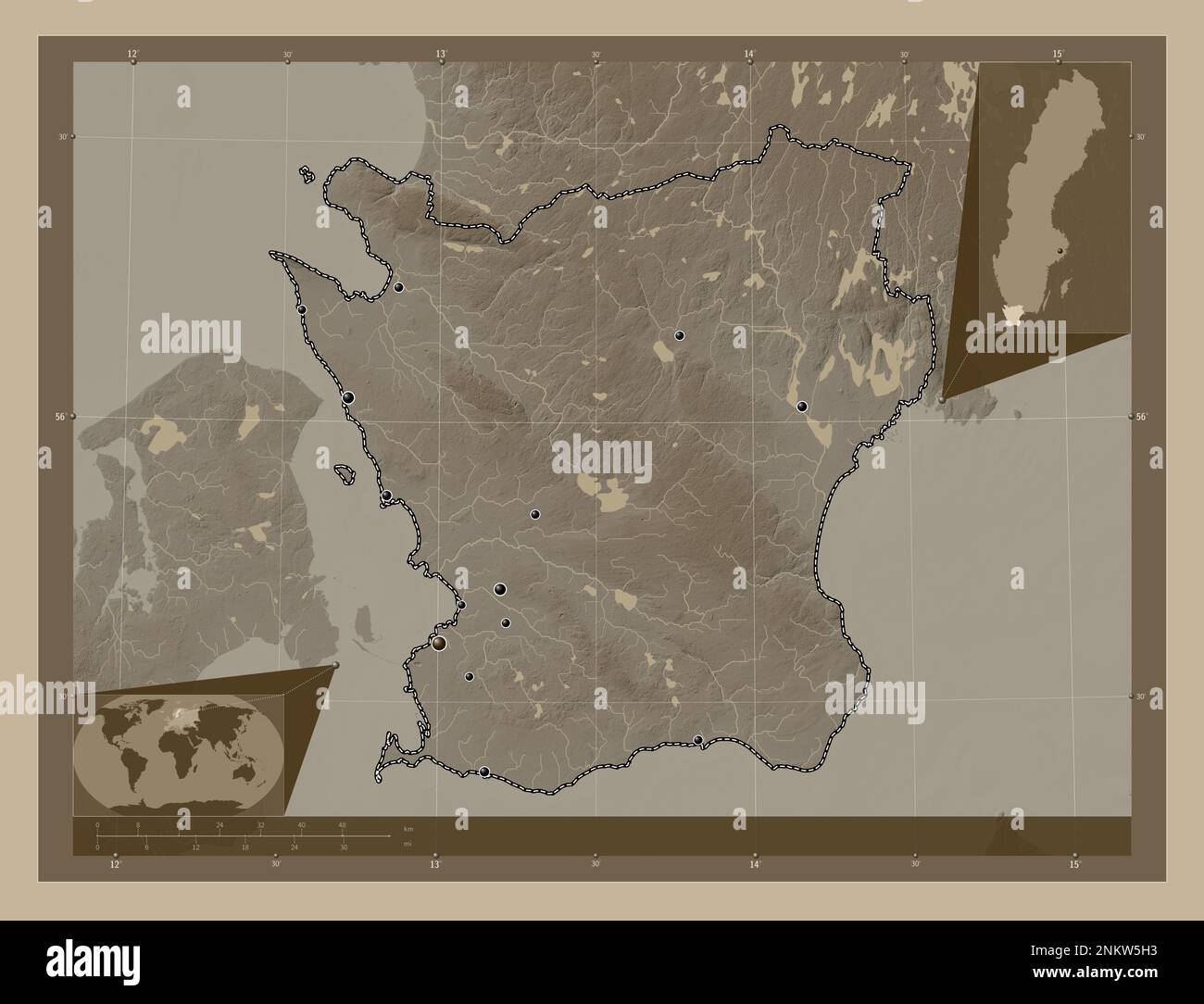 Map of trelleborg hi-res stock photography and images - Alamy