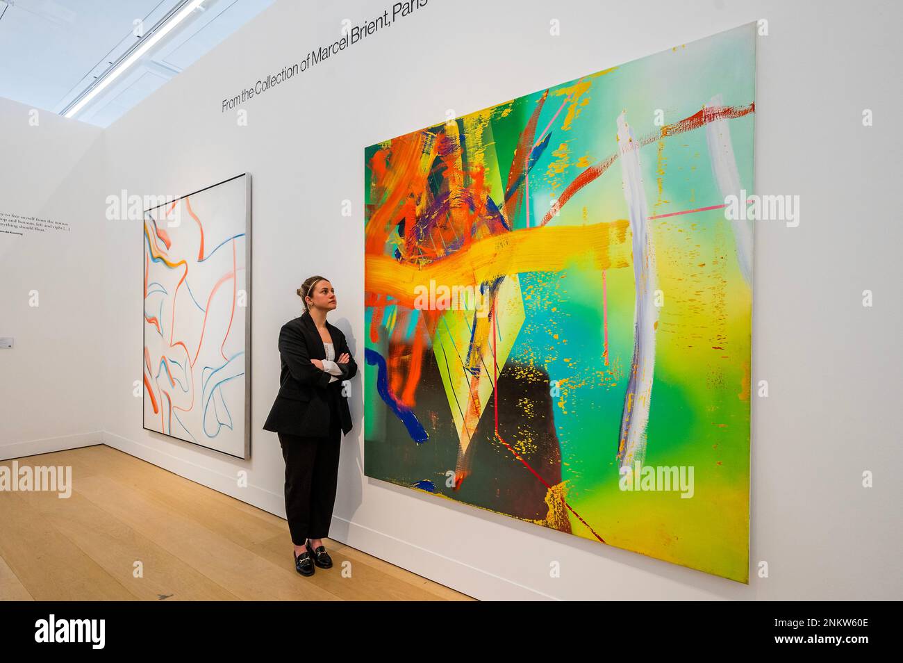 London, UK. 24th Feb, 2023. Willem de Kooning, [no title], 1984 ...