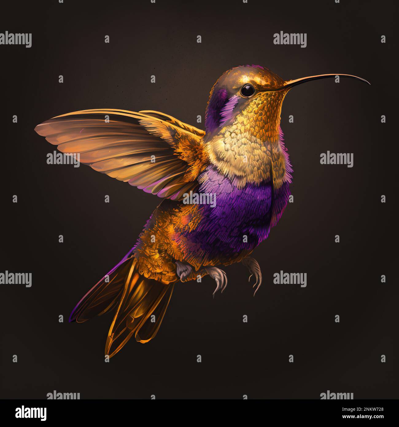 Golden green hummingbird hi-res stock photography and images - Alamy