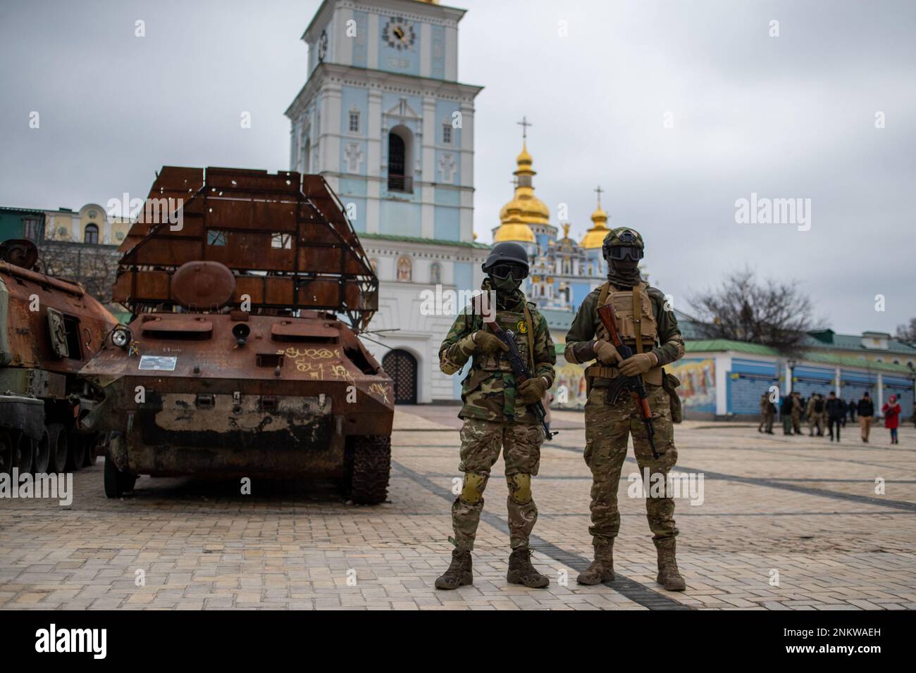 Memory wall of fallen defenders of Ukraine in Russia-Ukrainian war in ...