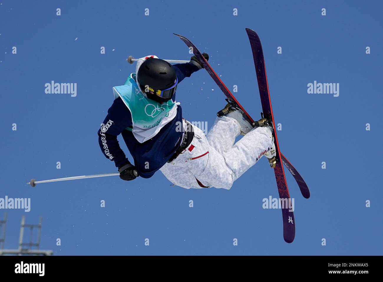 Mac Forehand of the USA competes in Big Air at the 2022 Winter Olympics ...
