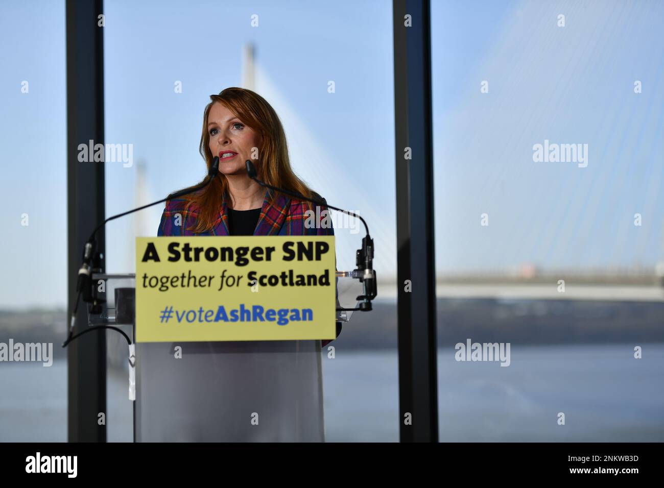 North Queensferry, Scotland, UK. 24th Feb, 2023. PICTURED: Ash Regan ...