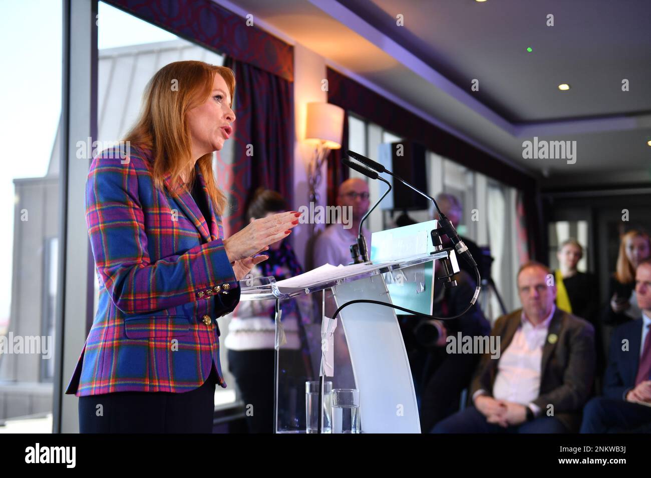 North Queensferry, Scotland, UK. 24th Feb, 2023. PICTURED: Ash Regan ...