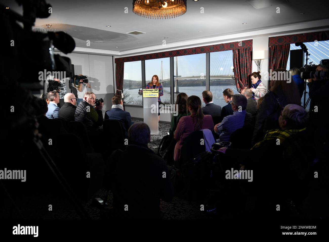 North Queensferry, Scotland, UK. 24th Feb, 2023. PICTURED: Ash Regan ...