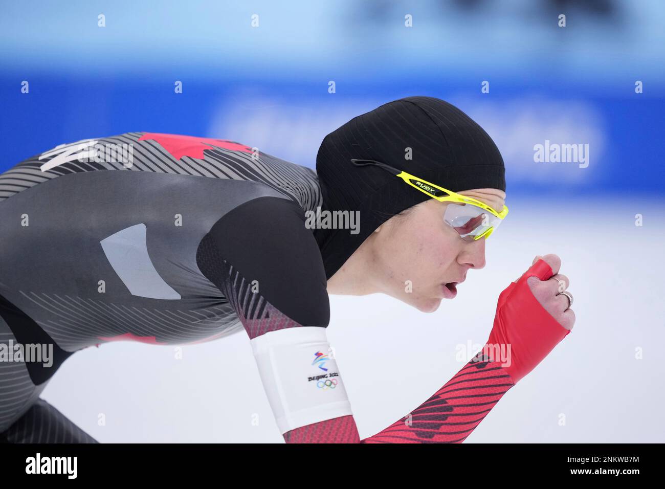 Isabelle WEIDEMANN of Canada competes in the Women's 5000m at National ...