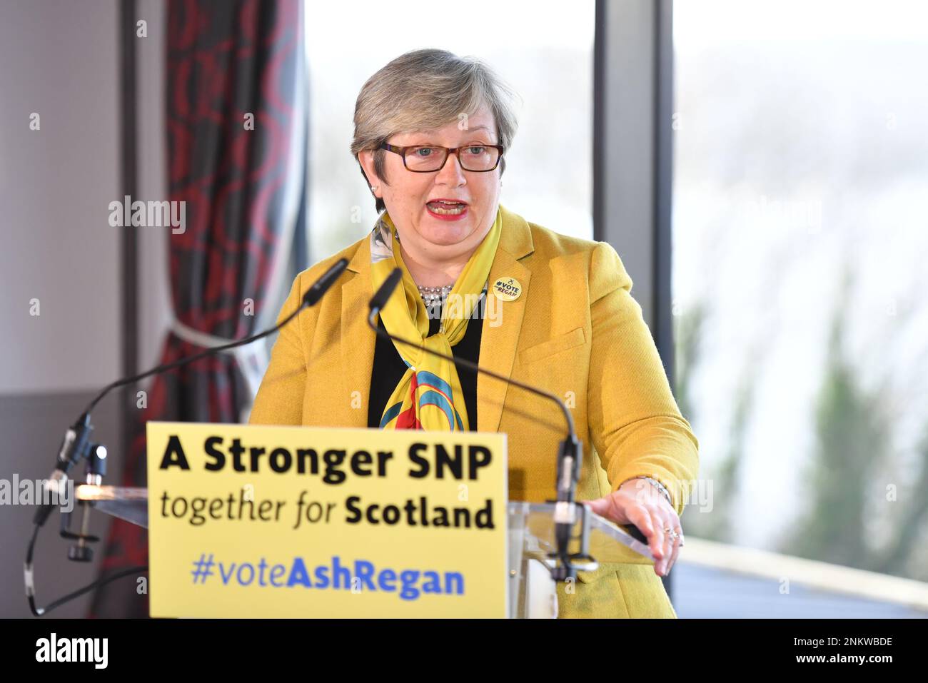 North Queensferry, Scotland, UK. 24th Feb, 2023. PICTURED: Joanna ...