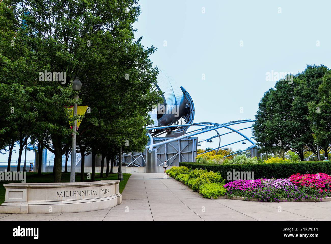 Chicago Ilinois millenium Park Stock Photo - Alamy