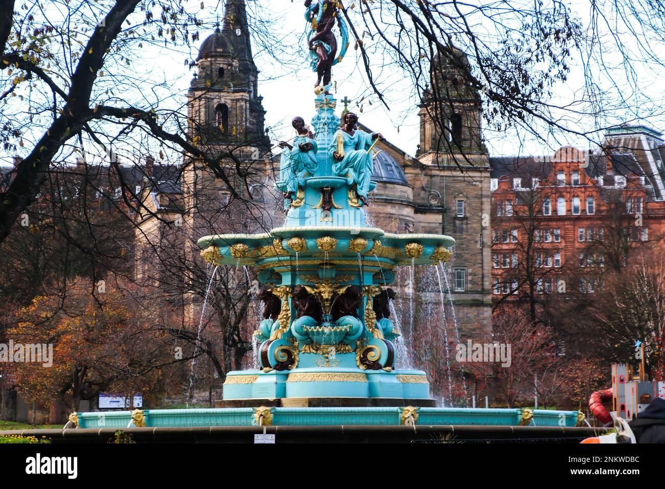 Ross Fountain Edinburgh Scotland Stock Photo - Alamy