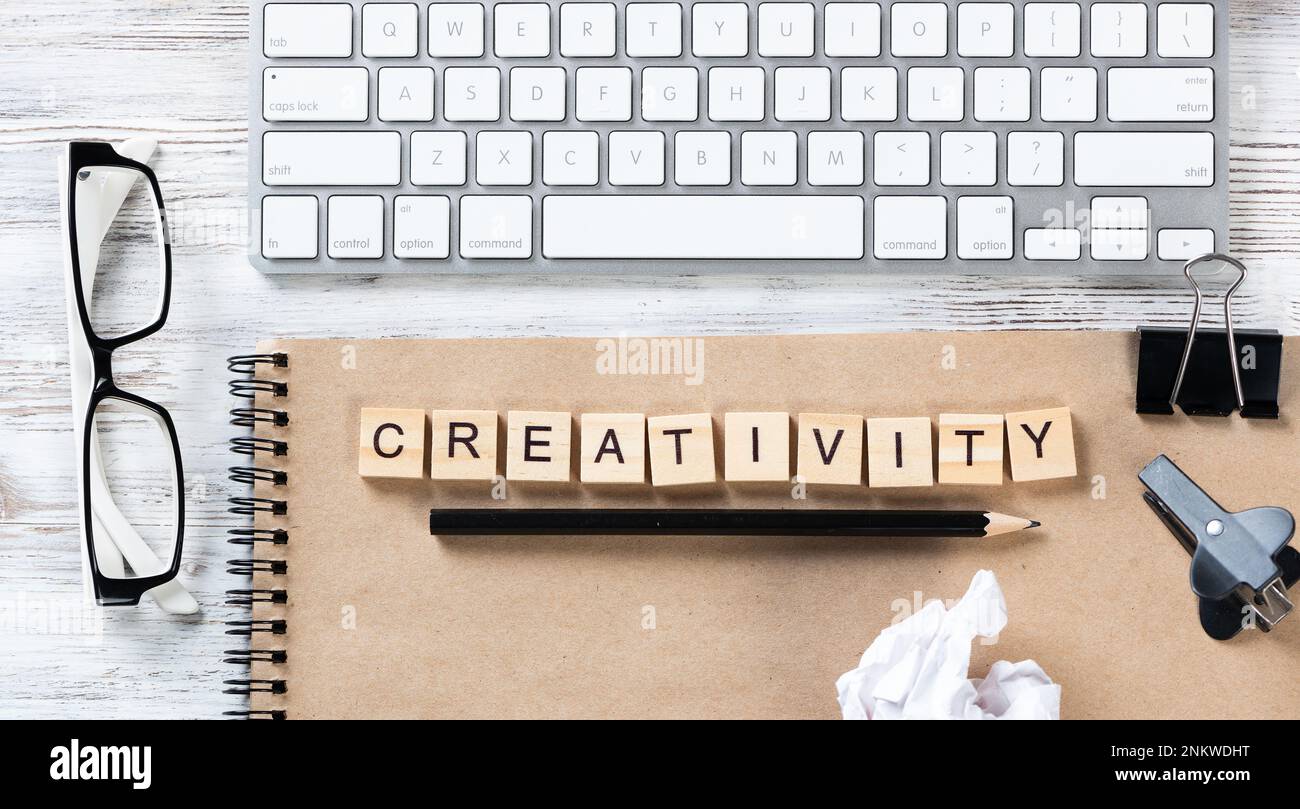 Creativity and innovation concept with letters Stock Photo - Alamy