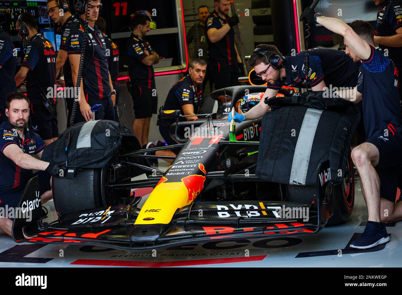 Sakhir, Bahrain, 24/02/2023, 11 PEREZ Sergio (mex), Red Bull Racing ...