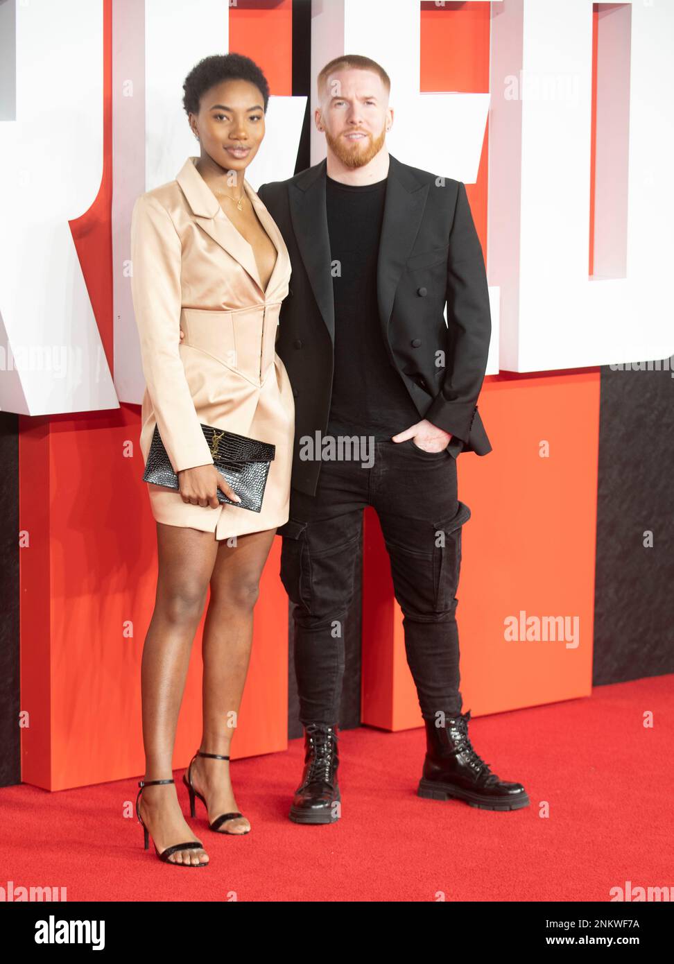 Adeola Patronne and Neil Jones at the 'Creed III' film premiere, London ...