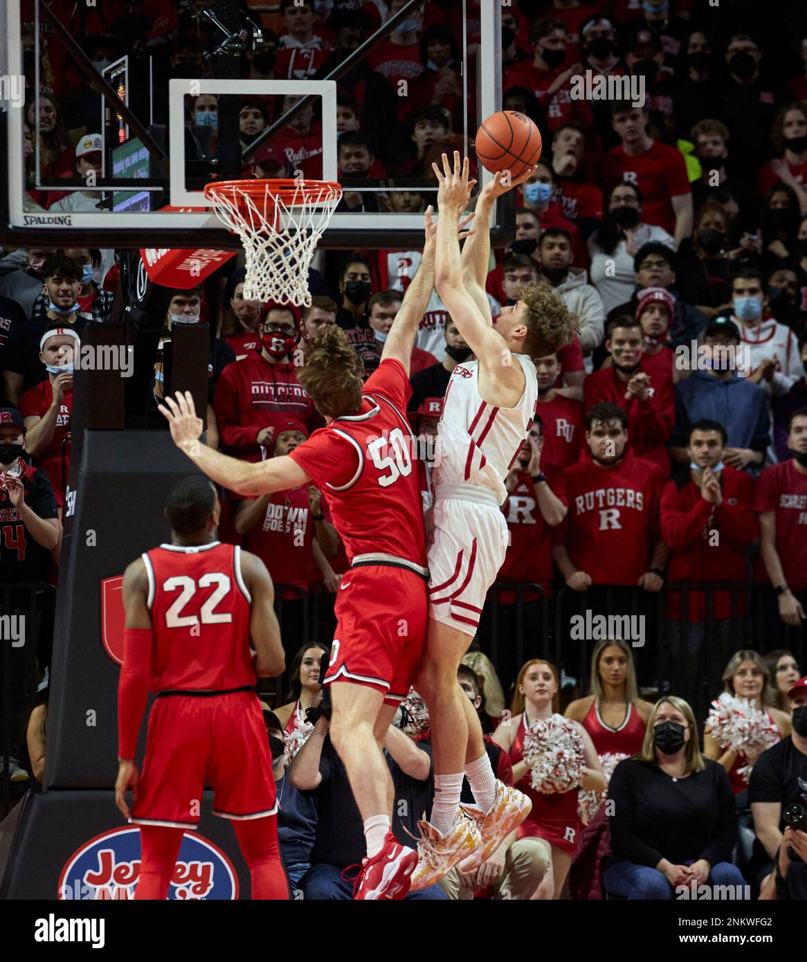 February 9, 2022, Piscataway, New Jersey, USA: Rutgers Scarlet Knights ...