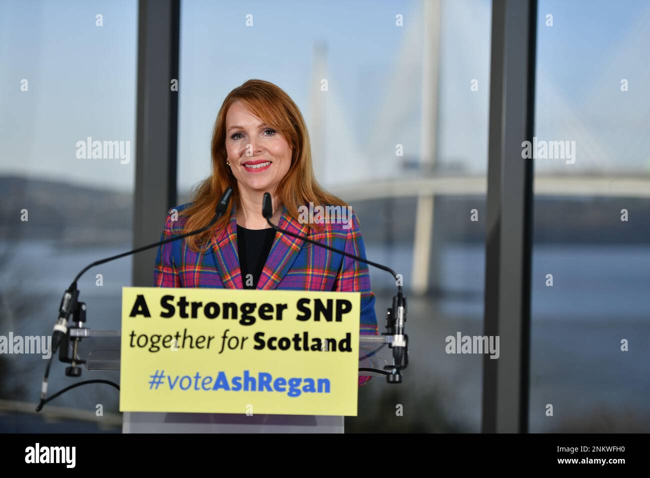 North Queensferry, Scotland, UK. 24th Feb, 2023. PICTURED: Ash Regan ...