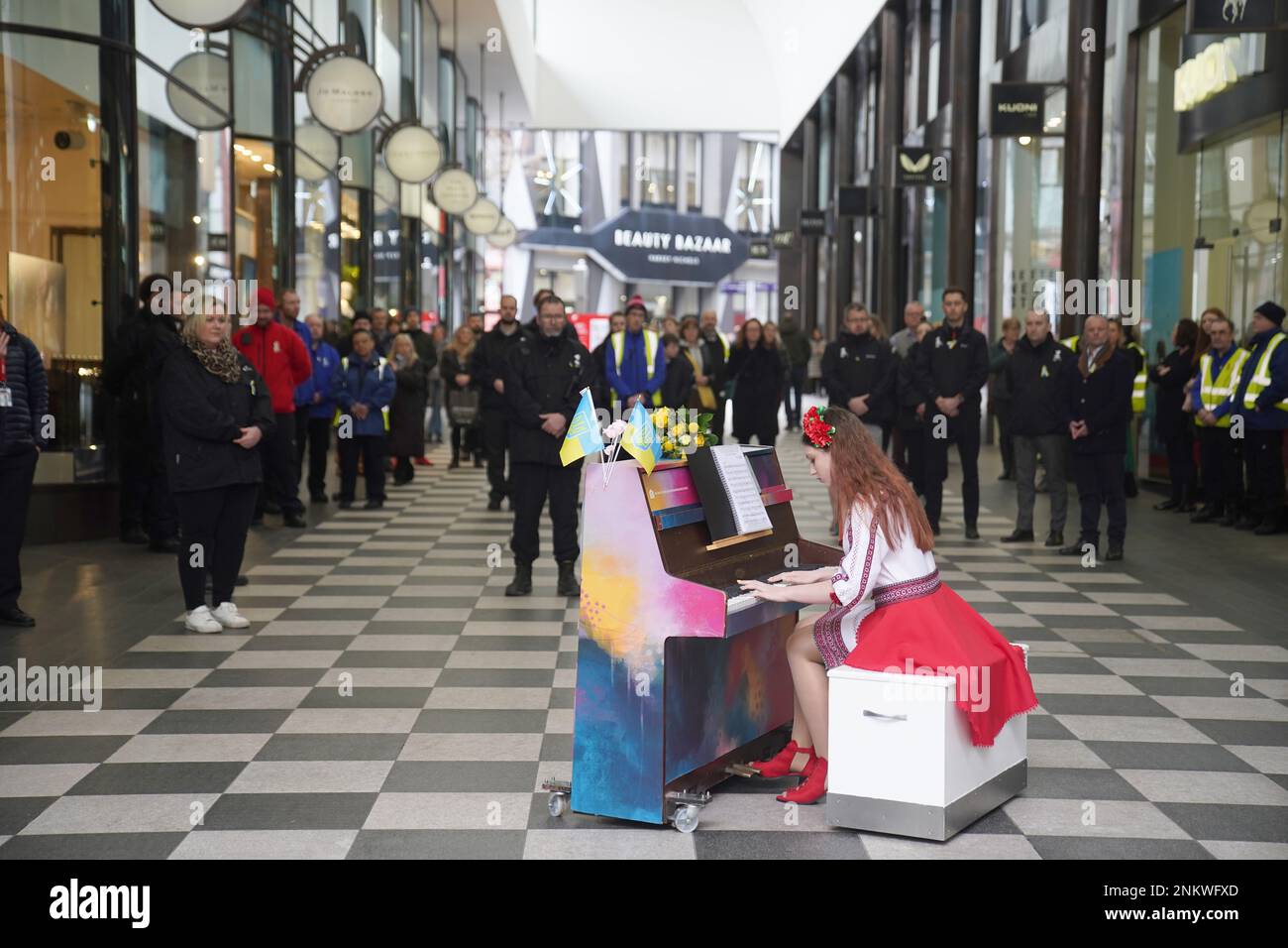 Ukrainian teenager, Alisa Bushuieva, who was forced to flee her country ...