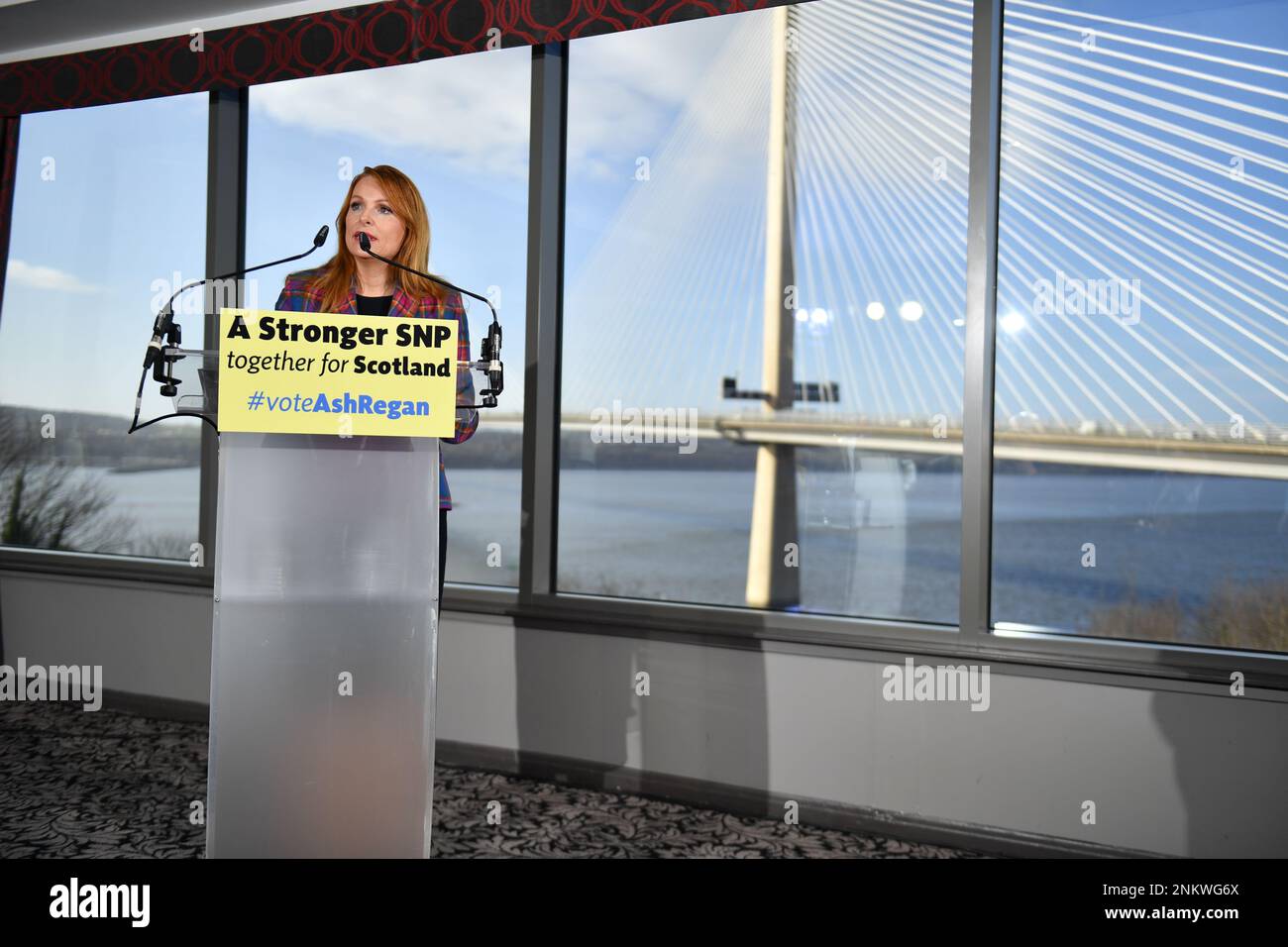 North Queensferry, Scotland, UK. 24th Feb, 2023. PICTURED: Ash Regan ...