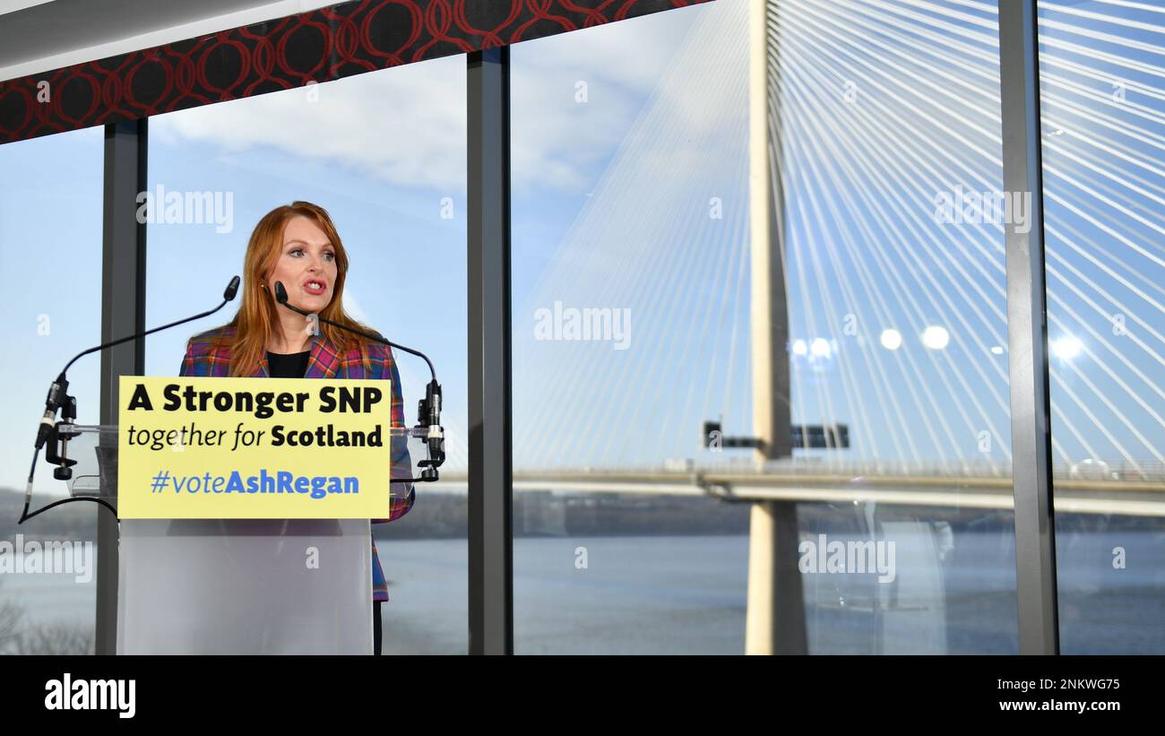 North Queensferry, Scotland, UK. 24th Feb, 2023. PICTURED: Ash Regan ...