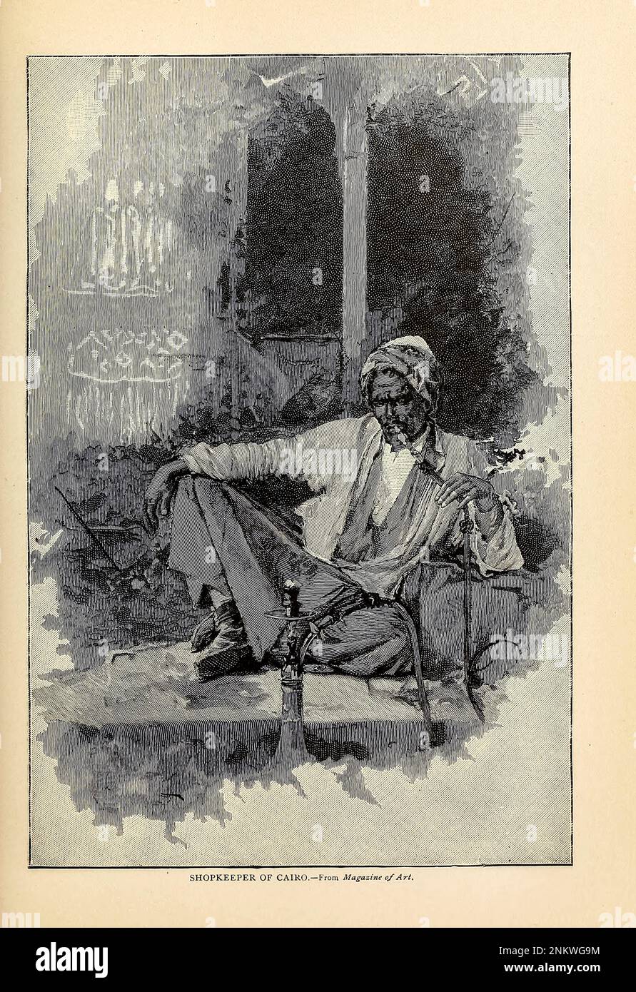 Shopkeeper of Cairo from Book XVIII the Hamites from Cyclopedia ...