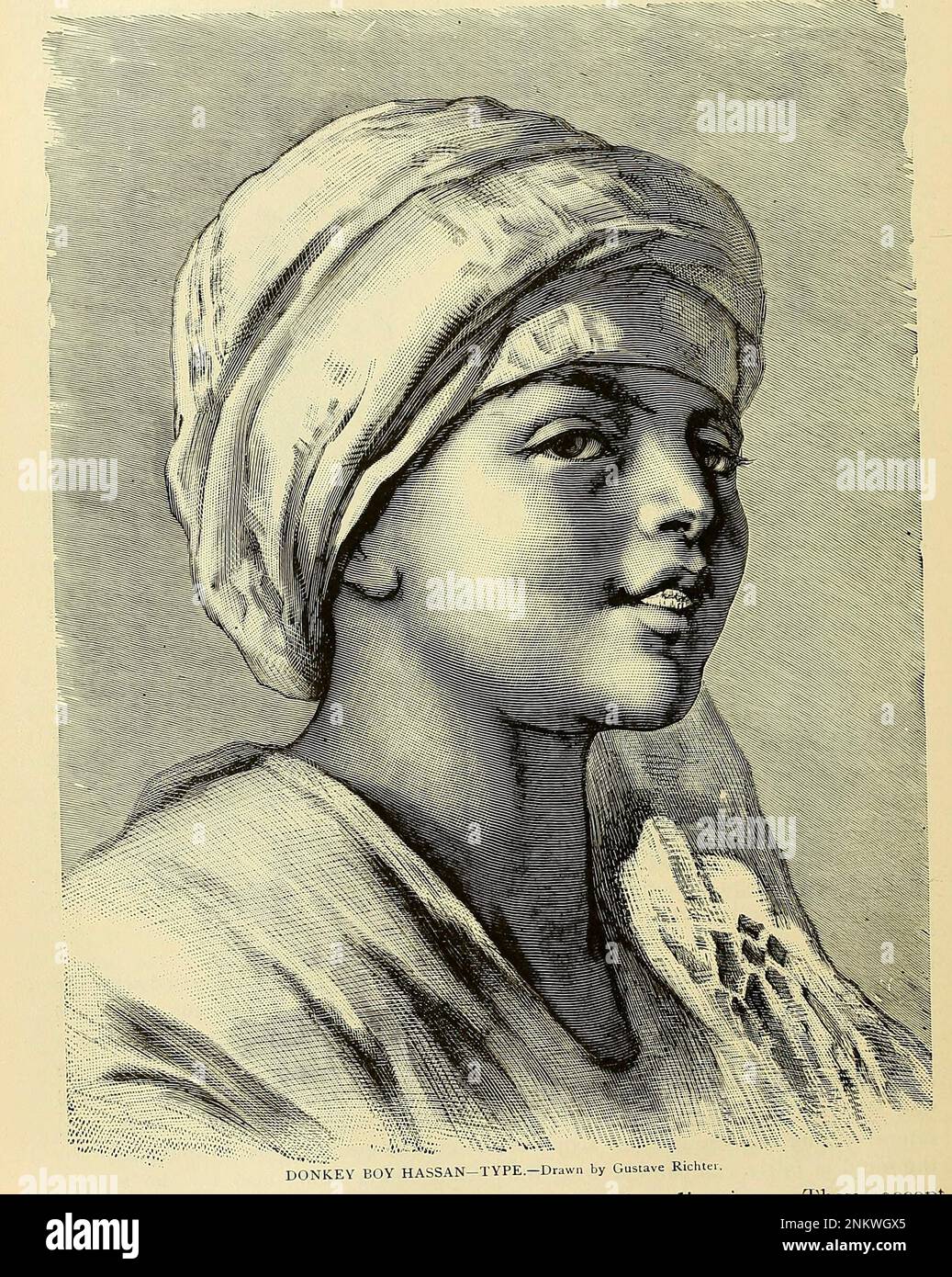 Donkey Boy Hassan from Book XVIII the Hamites from Cyclopedia universal ...