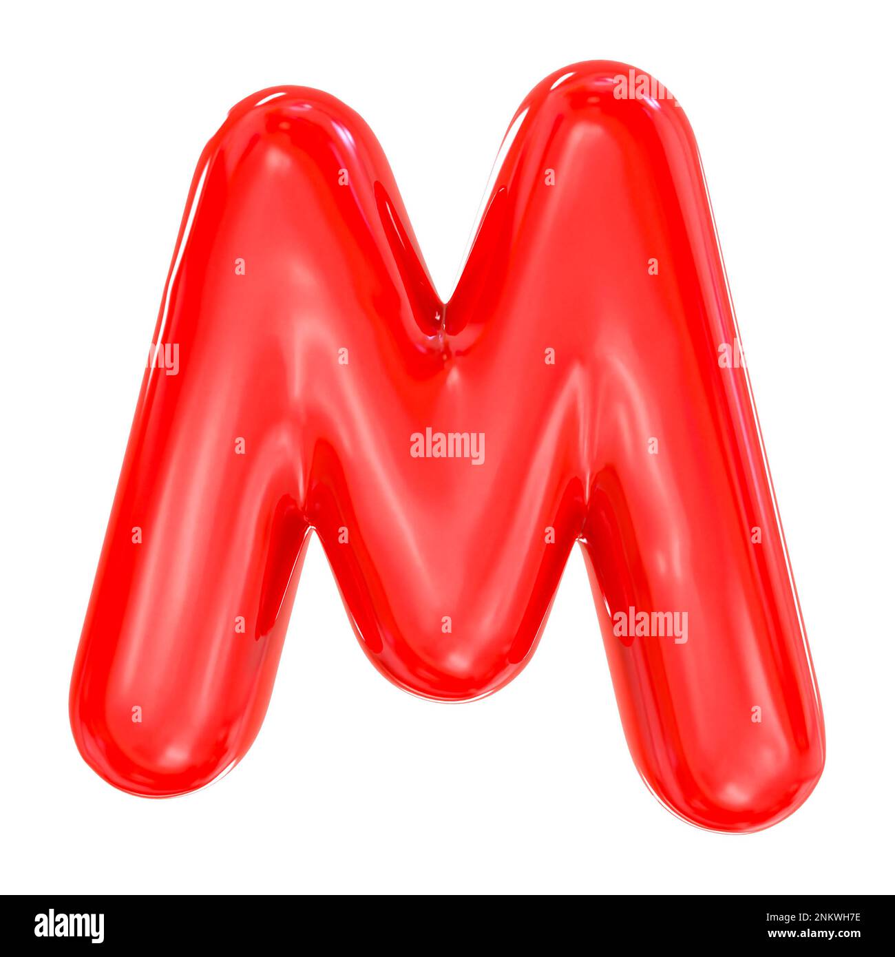 letter red 3d render with background Stock Photo - Alamy