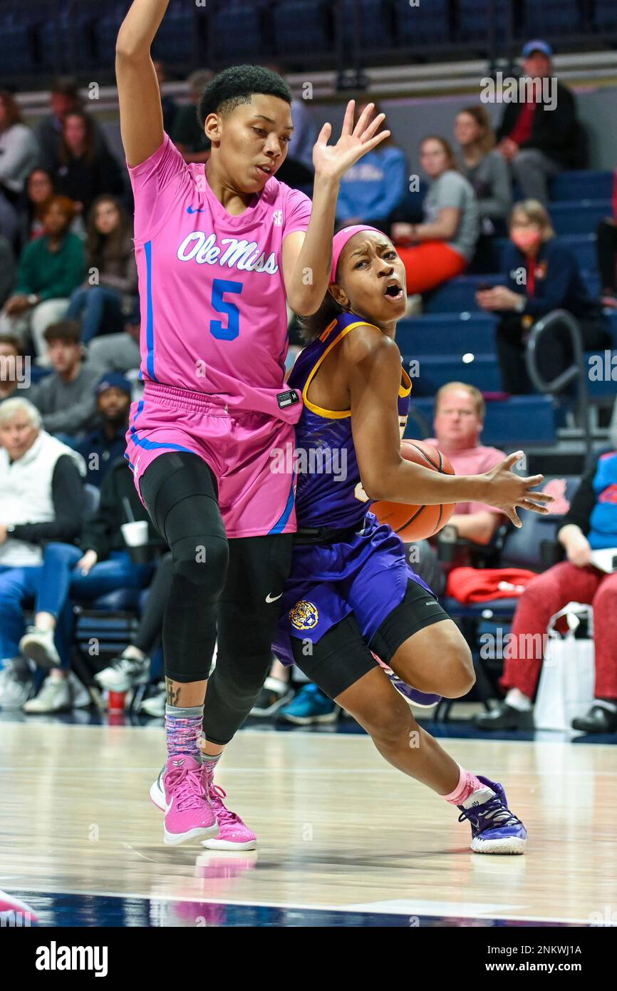 OXFORD, MS - FEBRUARY 07: LSU Lady Tigers guard Khayla Pointer (3 ...