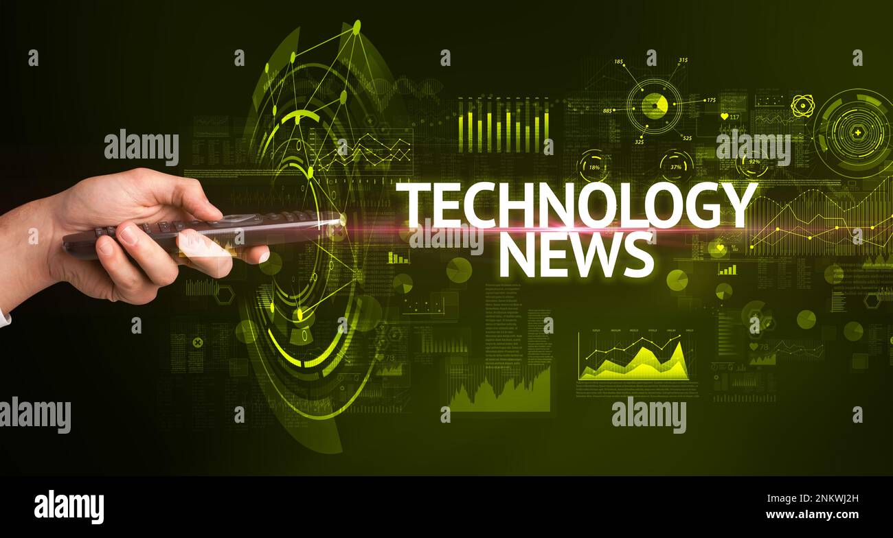 hand holding wireless peripheral, modern technology concept Stock Photo ...