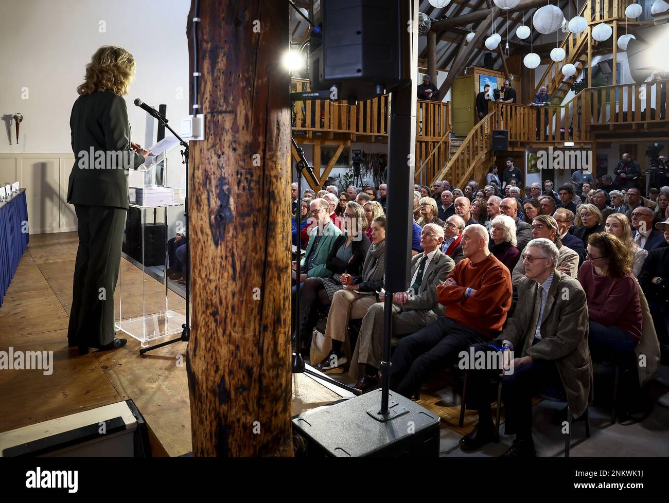 ZEERIJP - 24/02/2023, President of the House Vera Bergkamp during the ...