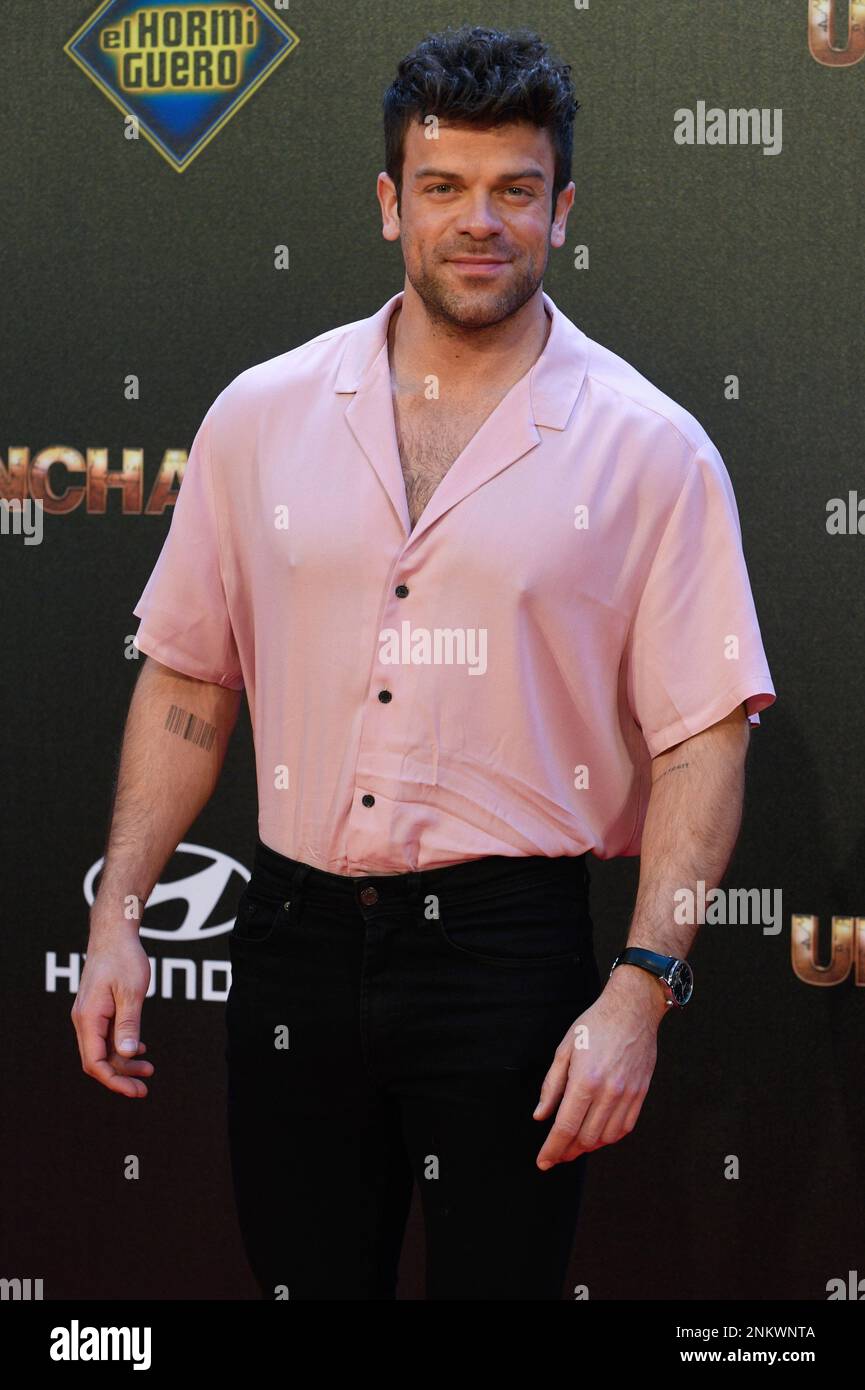 Ricky Merino during the premiere of 'Uncharted', the movie based on the ...