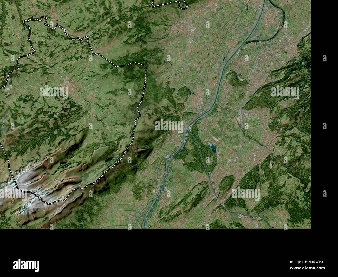 Appenzell innerrhoden map hi-res stock photography and images - Alamy