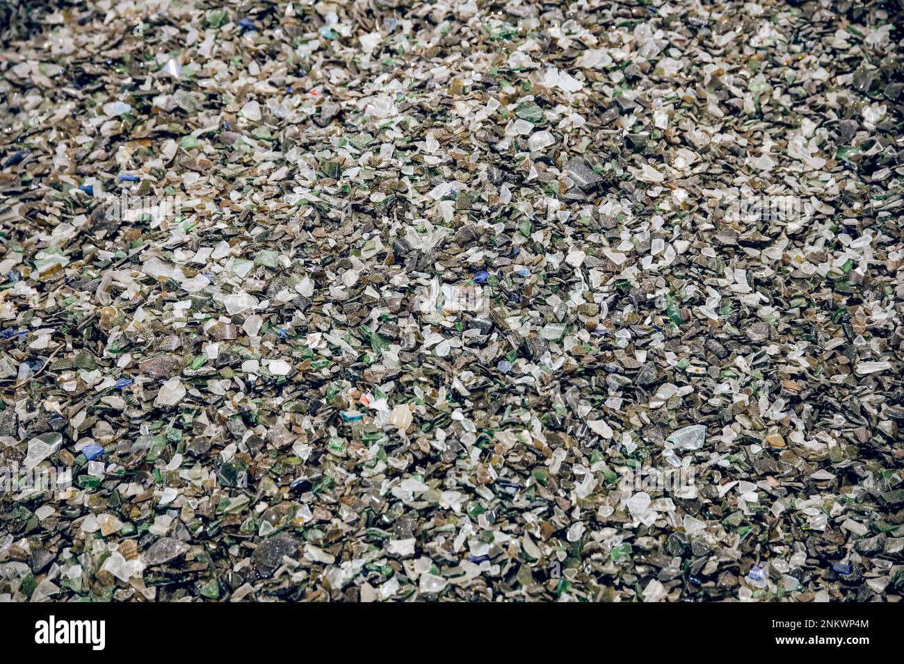 Calcín in the glass factory Calcín Ibérico S.L, on February 8, 2022, in ...