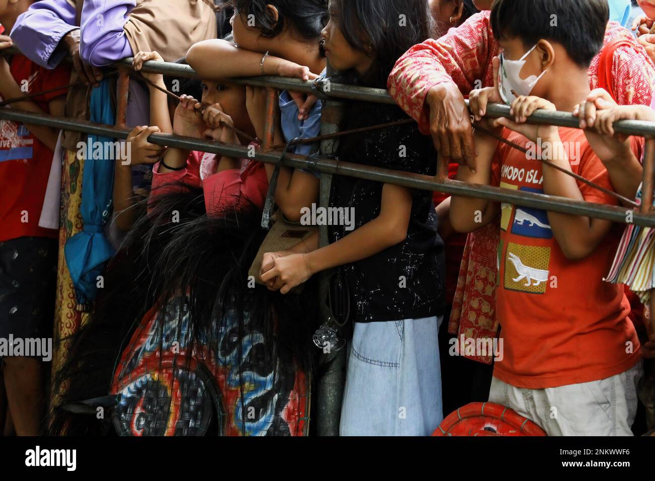 Sleman, Indonesia. February 23, 2023. People watch the performance of ...