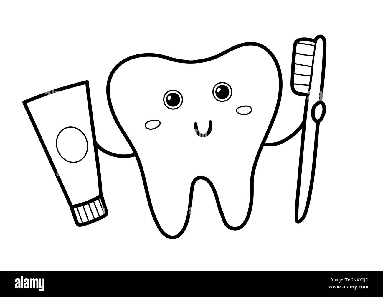 Happy Tooth Clip Art