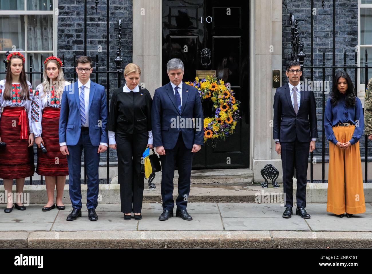 London, UK. 24th Feb, 2023. Rishi Sunak, Prime Minister of the United ...