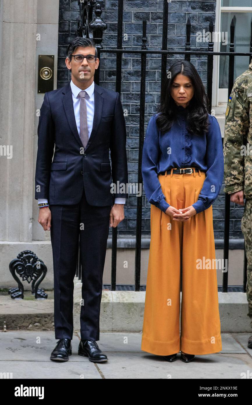 London, UK. 24th Feb, 2023. Rishi Sunak, Prime Minister of the United ...