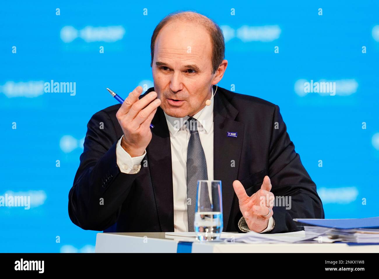 Ludwigshafen, Germany. 24th Feb, 2023. Martin Brudermüller, Chairman of ...